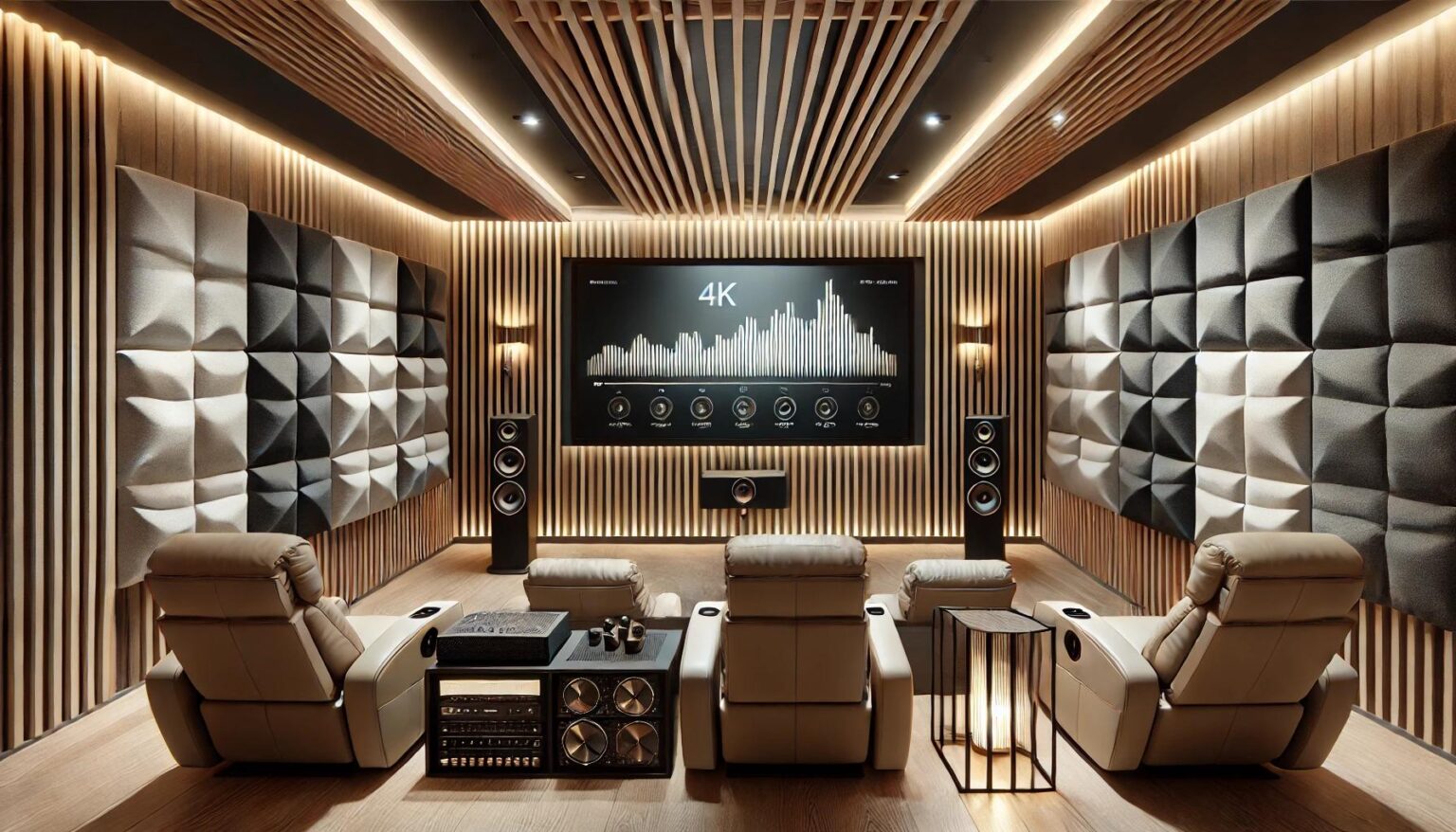 Stylish Home Theater Acoustic Panels for Better Sound - Acoustic Panels ...