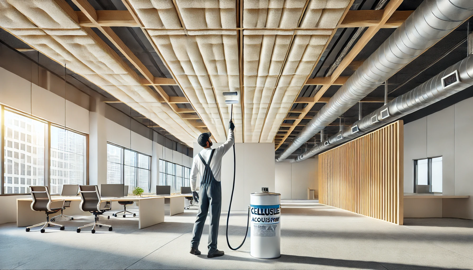 Enhance Interiors with Seamless Acoustic Spray Foam